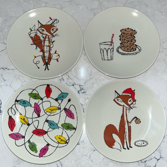 kate spade | Dining | Kate Spade Super Cute Melamine Christmas Tidbit ...